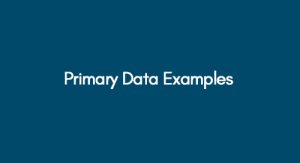How to Use Primary Data in Your Dissertation| Examples