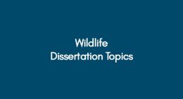 20 Top Wildlife Dissertation Topics and Ideas For Students