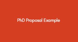 PhD Proposal Examples | Download Free Examples