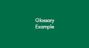 Glossary Example | Download Free Examples