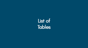 What is a Table of List in Dissertation | Tips & Examples ...