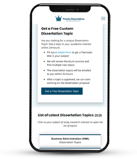 Dissertation Examples | Premier Dissertations Dissertation Examples | Premier Dissertations